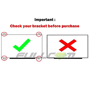 Fullcom Tech FULCOM New 14 inch Screen Compatible with N140HGE-EAA, N140HGE-EA1, NT140FHM-N41, B140HTN01.2 Replacement Screens Also fit Elitebook Folio 1040 G3