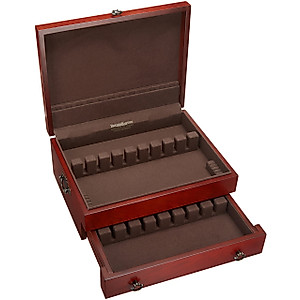 Reed & Barton Bristol Mahogany Finish Flatware Chest, 11.55 LB, Brown