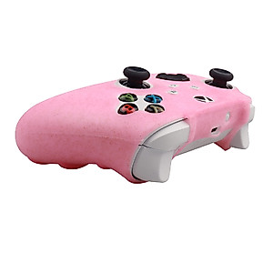ROTOMOON Glitter Silicone Controller Skins for Xbox Series with 8 Thumb Grips, Sweat-Proof Anti-Slip Controller Cover Skin Protector Compatible with Xbox Series S/X Controller