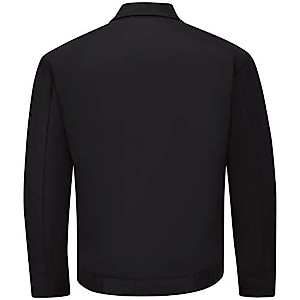 Red Kap Men's Performance Crew Jacket, Black, Medium