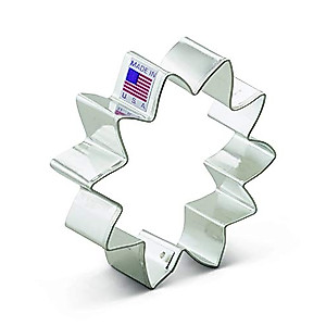 Sunflower Cookie Cutter 3.5" Made in USA by Ann Clark