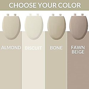 Bemis 1500EC 346 1500EC-346, 1 Pack Elongated, Biscuit/Linen