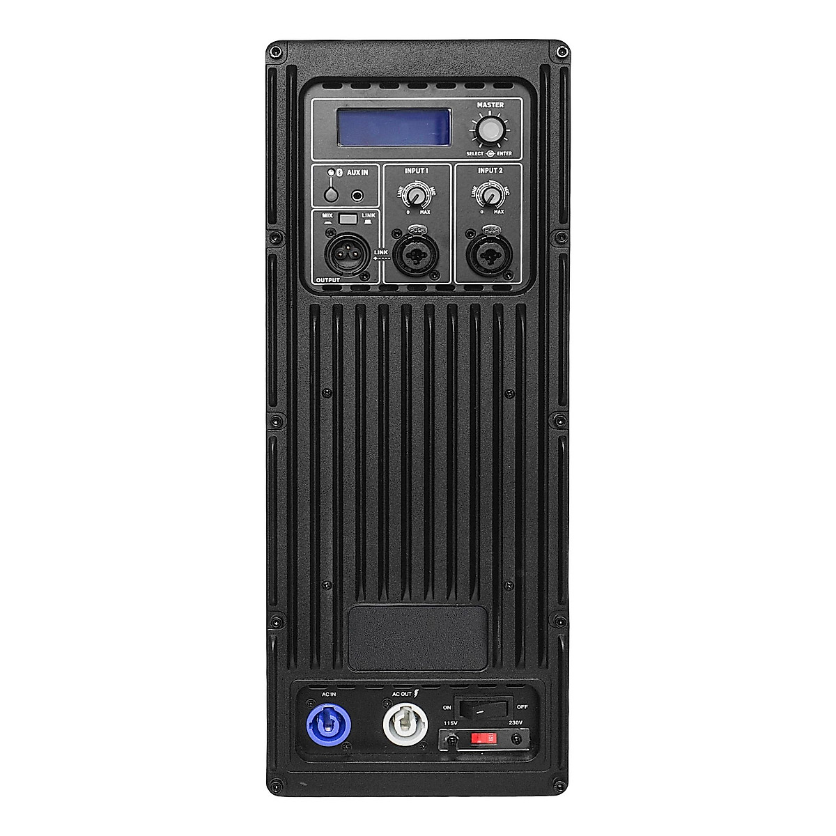 Sound Town CARME Series 15" 2-Way Powered Professional PA DJ Speaker, White with Onboard DSP, Birch Plywood for Installation, Live Sound, Karaoke, Bar, Church