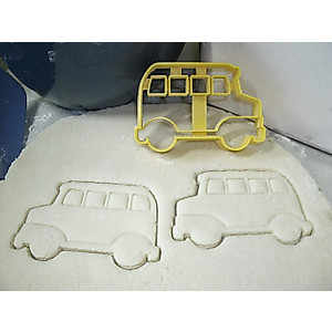 SCHOOL BUS DETAILED SIDE VIEW STUDENT TRANSPORTATION COOKIE CUTTER MADE IN USA PR837