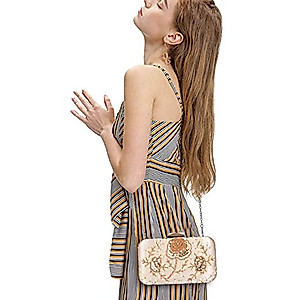 UBORSE Embroidery Sequin Beaded Clutch Purses for Women Evening Bags Formal Party Wedding Purses Prom Cocktail Party Handbags