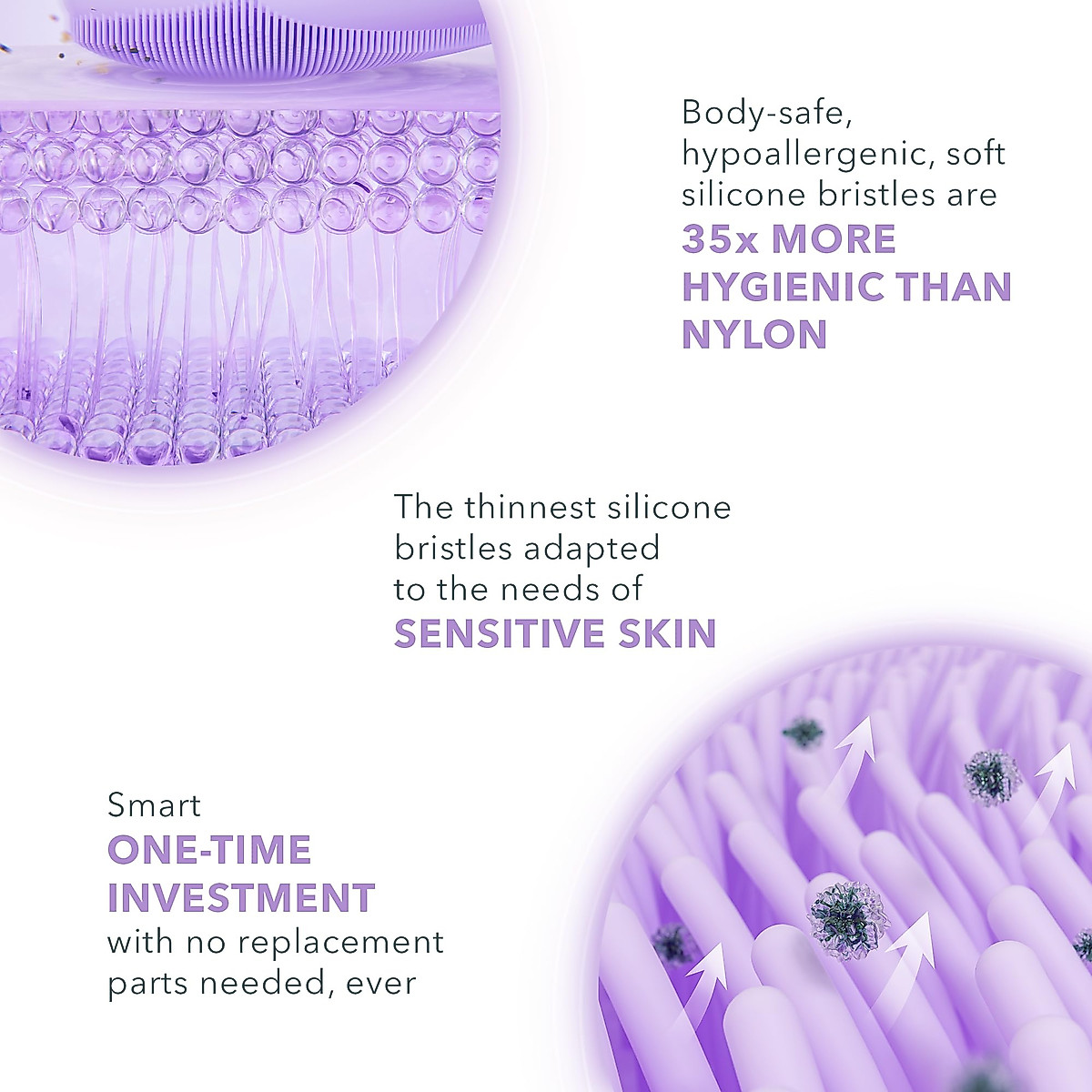 FOREO LUNA 3 Facial Cleansing Brush | Sensitive Skin | Anti Aging Face Massager | Enhances Absorption of Facial Products | For Clean & Healthy Face Care | Simple & Easy | Waterproof