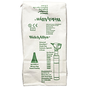 Welch Allyn Universal Kleenspec Pediatric Disposable Ear Specula for Diagnostic Otoscopes, 850 Count
