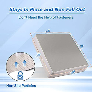 Safoner Waterproof RV Vent Insulator and Skylight Cover with Reflective Surface, Fits Standard RV Vents- 14x14 Inch (1 Pack)