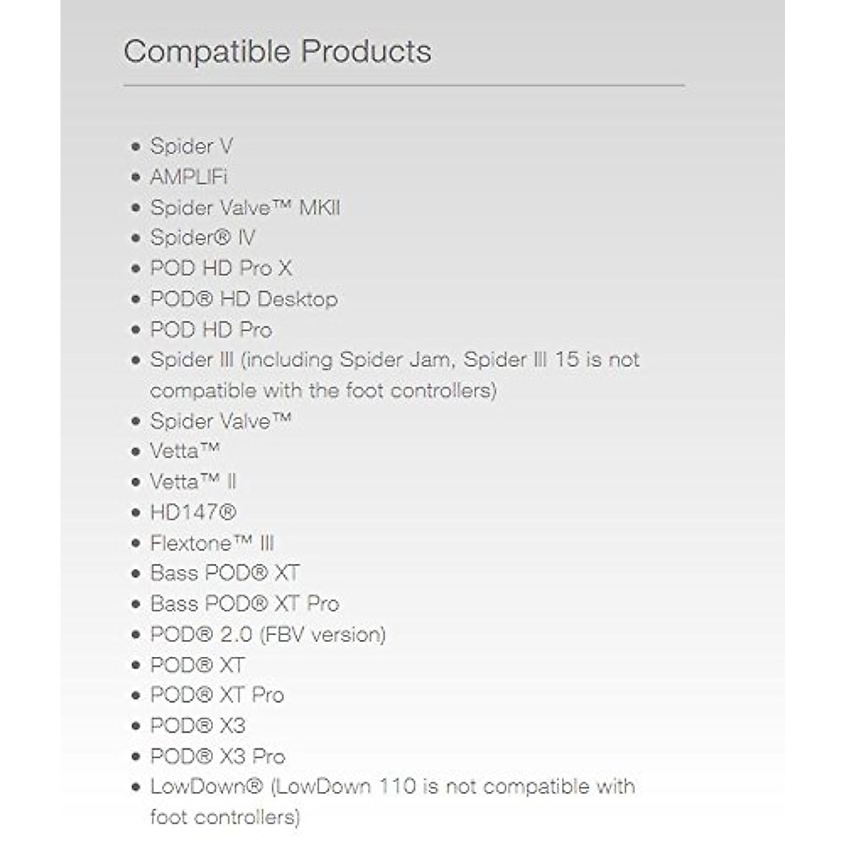 Line 6 FBV Express MkII 4-button Foot Controller