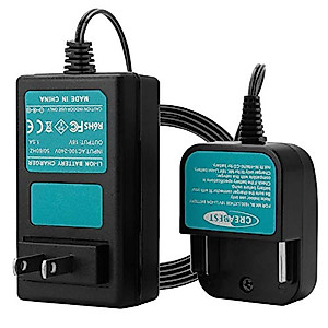 Creabest New Li-ion Battery Charger for Makita 18V Battery BL1830 BL1815 194205-3 LXT400 BL1850 BL1840 BL1860 (NOT for Ni-MH/Ni-Cd Battery)