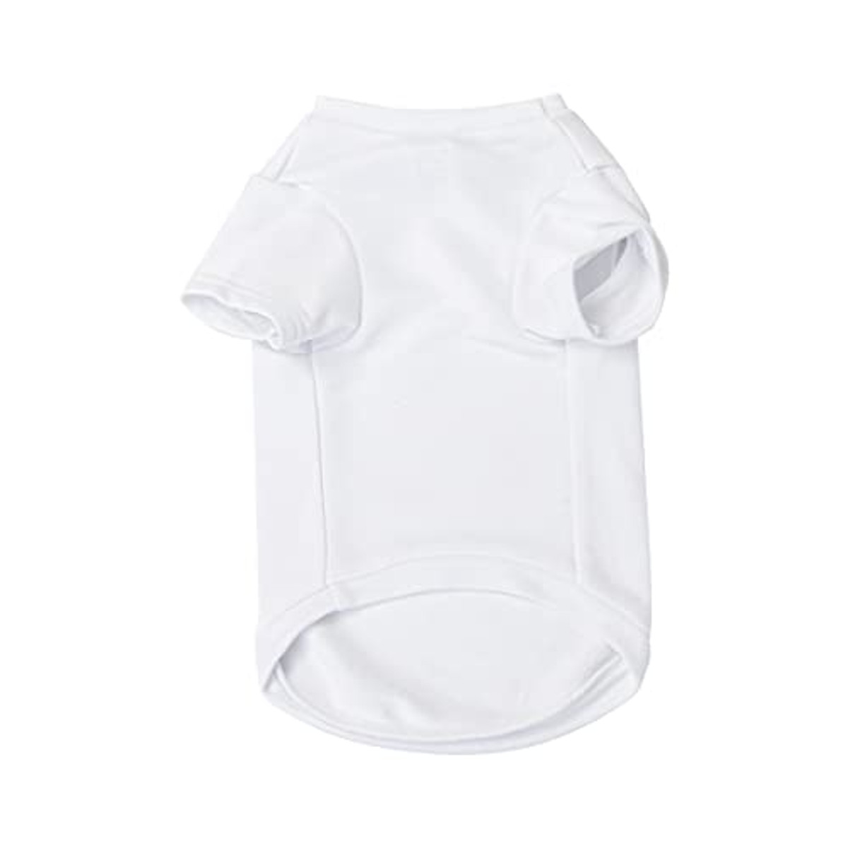 Craft Express Sublimation Blank Pet T-Shirt - Medium, Large, and Extra Large Size Shirts for Pets Ready to be Personalized - Set of 2 (Medium)