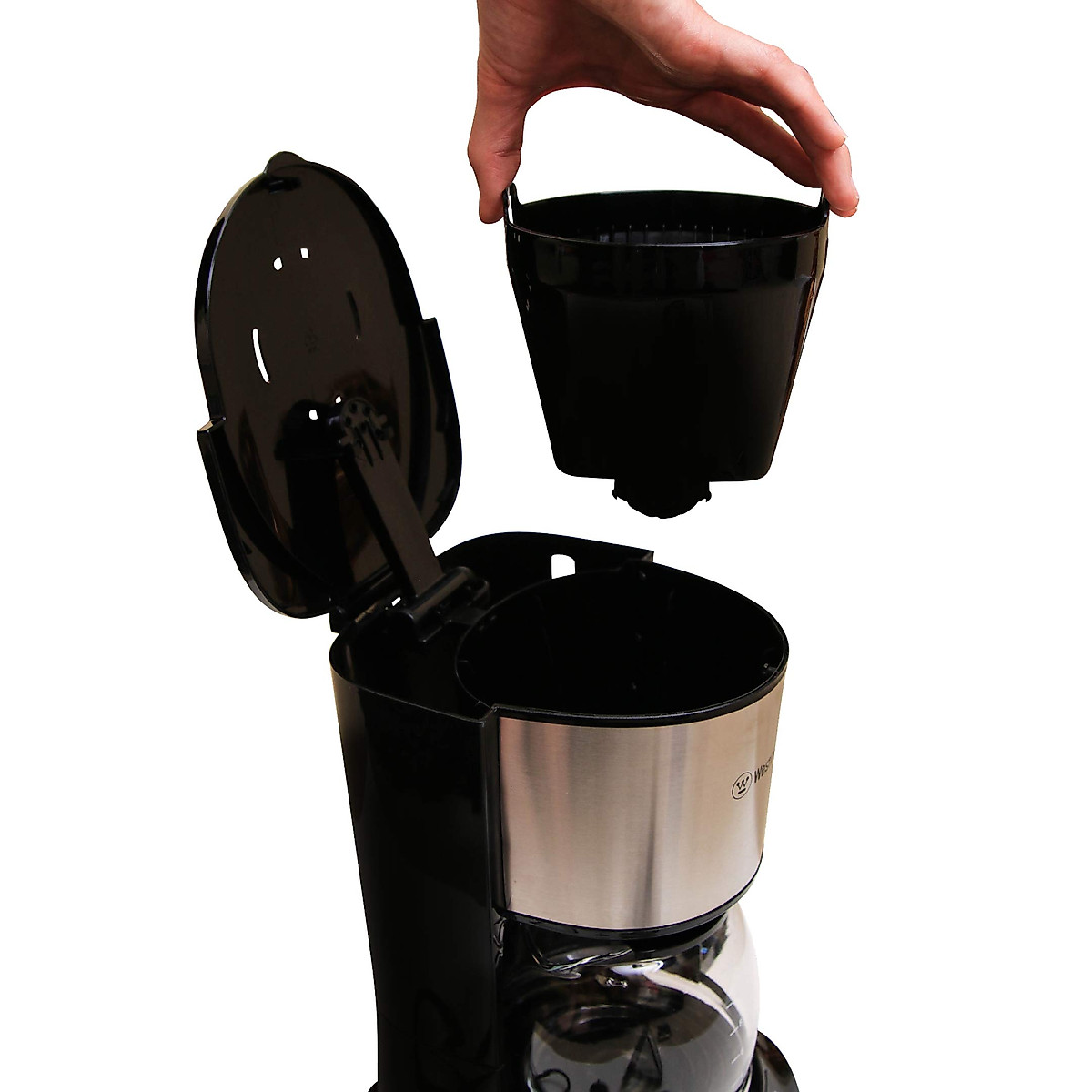 Westinghouse 220 volts coffee maker 220v 240 volt Digital Programmable Coffee Machine Permanent Filter & Hot Plate (NOT FOR USE IN USA)