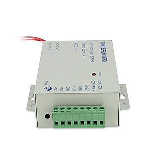 MENGQI-CONTROL Full Kits Biometric Fingerprint RFID Password Access Control Systems + 600lbs Force Electric EM Magnetic Lock +110V Power Supply+10 Cards and Key Fobs