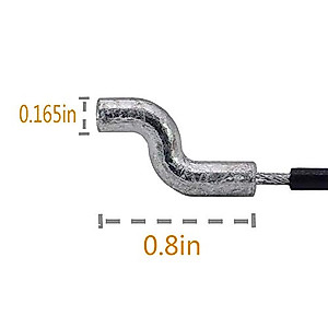 ZHNsaty 1501122MA Snow Thrower Clutch Drive Cable for Murray Snow Throwers 1501122 313449MA