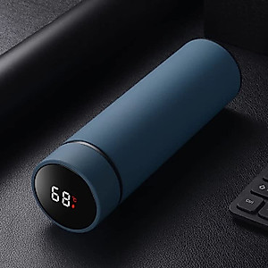 Smart LED Watter Bottle/Thermos (Dark Blue)