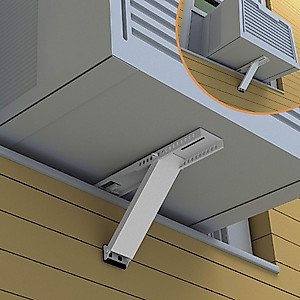 LBG Products AC Window Air Conditioner Bracket Heavy Duty Support Up to 165 lbs, Designed for 9,000 to 22,000 BTU Universal A/C Unit (LBW-L)