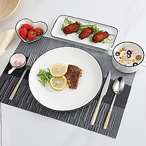 20-Piece Silverware Set Stainless Steel Flatware Set for 4 Kitchen Utensil Cutlery Sets Includes Forks Spoons Knives for Home Restaurant Hotel