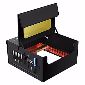 xTool Enclosure for Laser Engraver, Flame Retardant and Smoke-Proof for xTool D1/D1 Pro and Other Laser Cutter, Foldable Laser Engraving Machine Accessories, Effectively Isolating 99% of smog, Odor