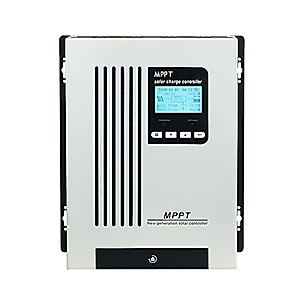 SOLAFANS 48V 120A MPPT Solar Power Charge Controller 12V 24V DC150V PV 6600W Dead Battery Reactivation Support Lead Acid, Sealed, Gel, AGM, Lithium Battery with LCD Display Charging Status