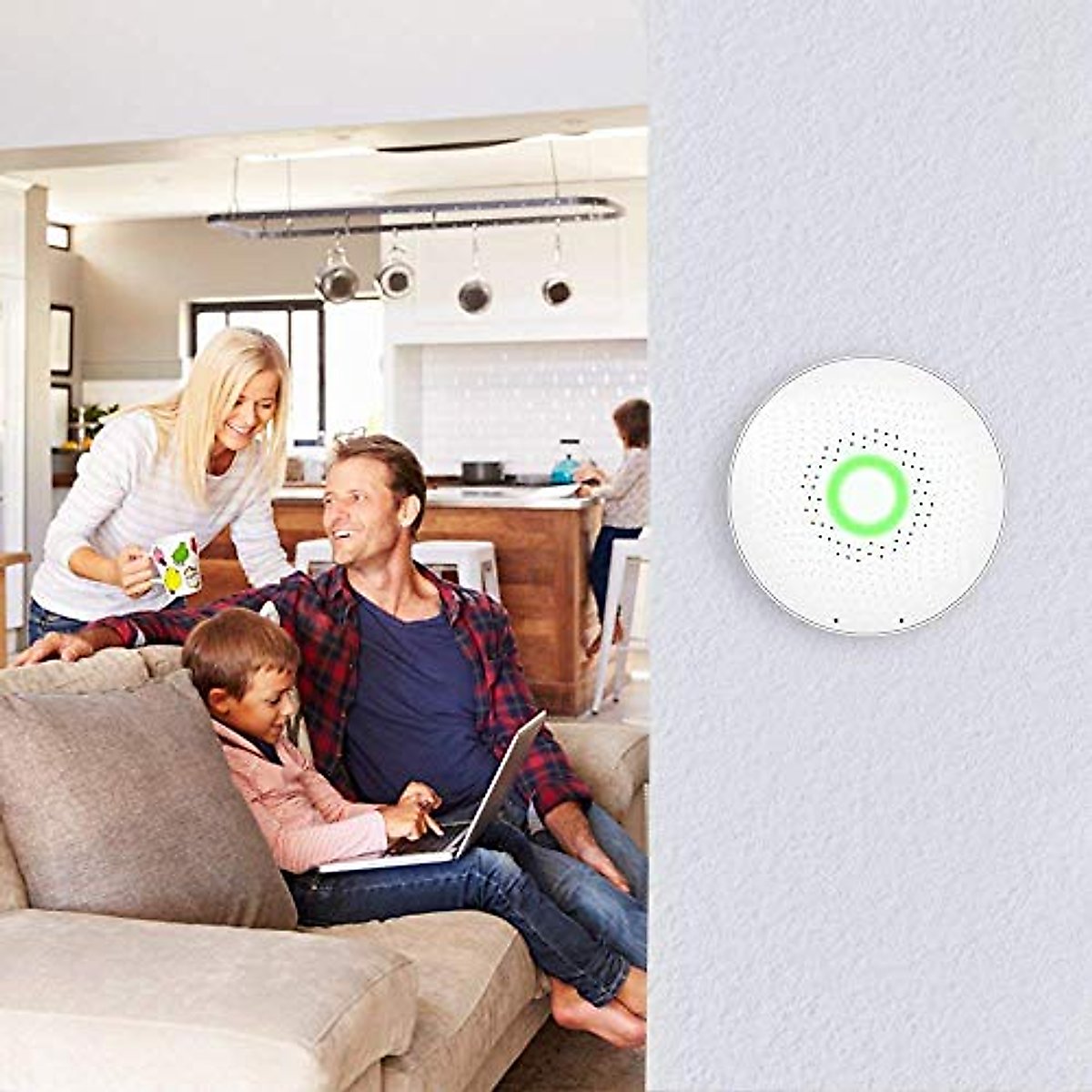 Airthings Wave 1st Generation - Smart Radon Detector with free app – Easy-to-Use – Temp and Humidity – Accurate – No Lab Fees – Battery Operated