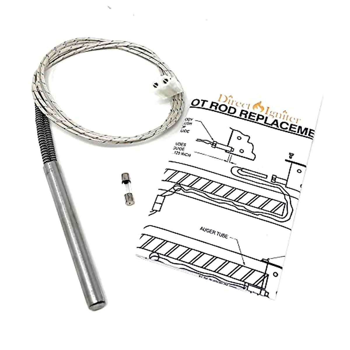 Igniter Upgraded Replacement FITS Traeger 220 WATTS 30" Leads 1200 Degree INCOLOY 800 Stainless