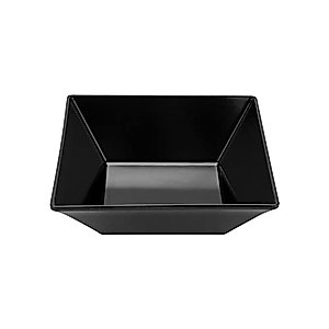 G.E.T. Enterprises ML-246-BK 1.6 qt. Square Bowl, Black
