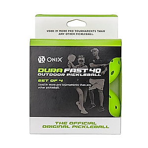 Dura Onix Fast 40 Outdoor Pickleballs – Neon
