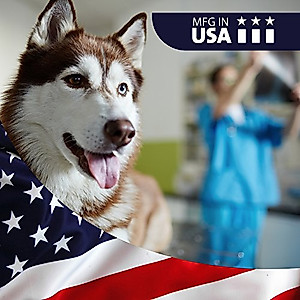 VetWELL Dog Ear Cleaner Solution & Infection Treatment for Dogs & Cats, Tris Otic Cleanser Drops Helps Eliminate Odor and Relieve Infections - 12oz