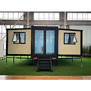 Generic Modern Prefabricated Steel Container House, 20ft/40ft, Expandable