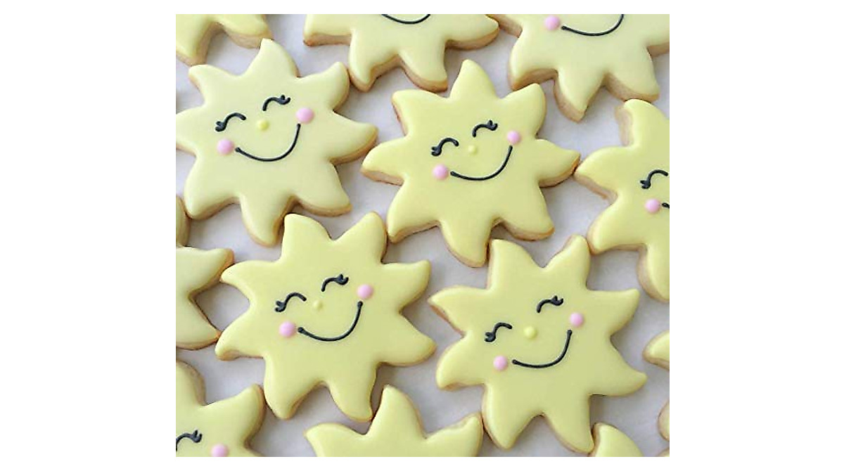 Sun Cookie Cutter 4 inch Made in USA by Ann Clark | Creative Baking Tool