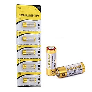 Cotchear A23 12V Alkaline Battery 23A 12 Volt A23 E23A MN21 Replacement Batteries 0% Hg (5Pcs)