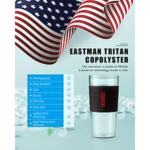 Personal Blender for Shakes and Smoothies, kognita 17OZ Protein Shake Blender with USB Rechargeable Batteries, Mini Travel Blender, BPA-Free