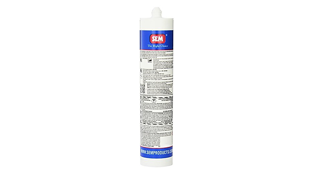 SEM 29362 White Seam Sealer - Durable 10.1 fl. oz. Sealing Solution