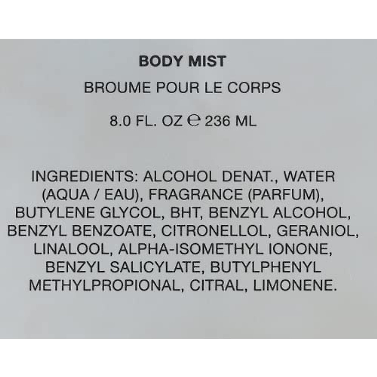 BCBGMAXAZRIA - Classic Body Mist Fragrance for Women - 8oz/236ml