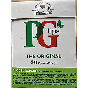 PG Tips Premium Black Tea, Pyramid Bags, 80 ct