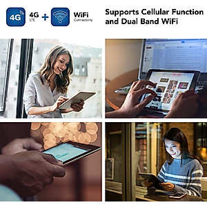 Hyundai HyTab Plus Tablet 8LB1 8" FHD Android Tablet IPS Display, Quad-Core Processor, Camera, WiFi & LTE,32GB Storage,2GB RAM Android 10 Go Edition - Black