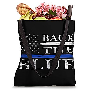 Back The Blue - Thin Blue Line Tote Bag
