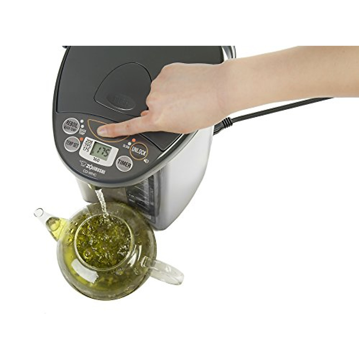 Zojirushi CD-WHC40XH Micom Water Boiler & Warmer, 135 oz, Stainless Gray