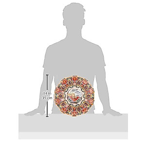 Prepara Dishwasher Safe Taco Holder Carousel Tray, Rack holds 10 Shells, Yellow/White