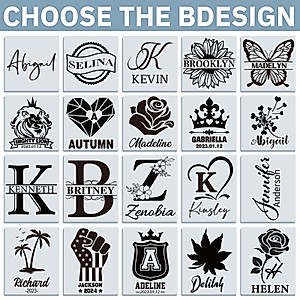 Personalized 40 Oz Tumbler with Handle and Straw Lid, Custom Stainless Steel Water Bottle Travel Mug with Names, Personalized Birthday Gifts for Mom Women Men Friend,Christmas (40 engraved)