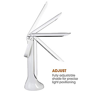 OttLite Dimmable LED Task Lamp - Portable, Adjustable, Desk Light, Great Gift