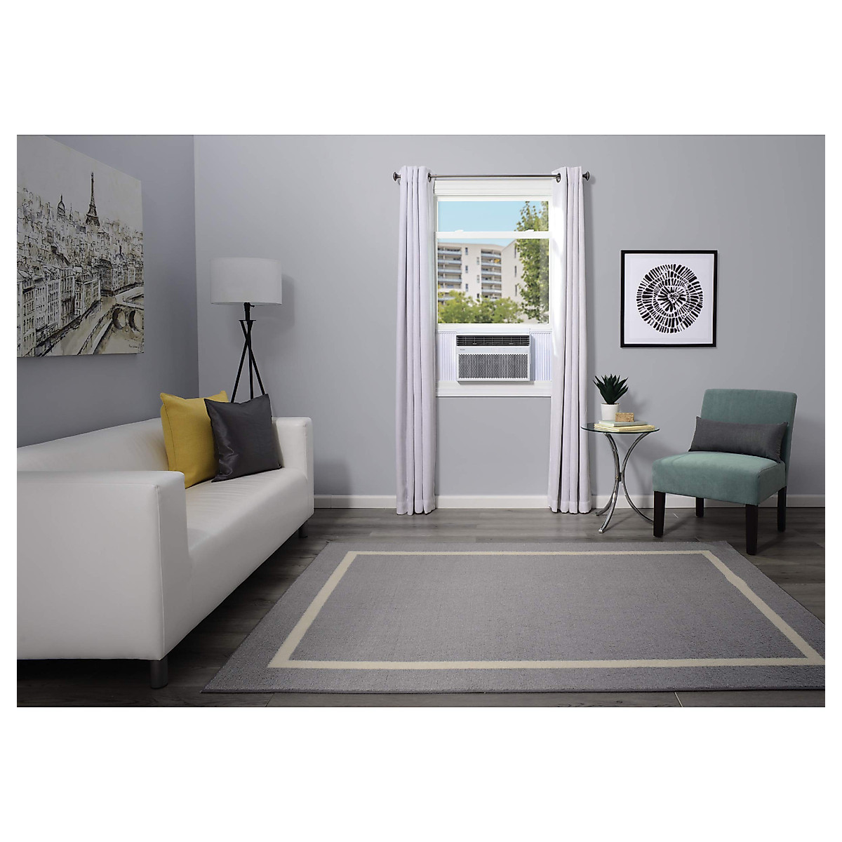 Haier Window Air Conditioner 12000 BTU, Wi-Fi Enabled, Energy-Efficient Cooling for Large Rooms, 12K BTU Window AC Unit with Easy Install Kit, Control Using Remote or Smartphone App
