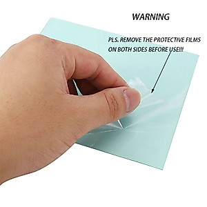 10 Pcs Welding Protective Lens Replacement Viewing Screen Transparent Cover Lens Cover for Welding Helmet（4.33 x 3.54 inch）