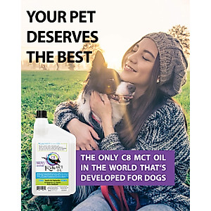 C8 MCT Oil Keto Friendly Sourced from Coconut Oil for Dogs - Human Grade, 32 oz, Developed in USA by PhD Nutrition