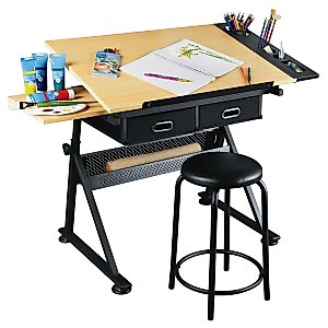 Artist's Loft Arts, and Crafts Creative Center – Art Desk and Craft Center with Storage