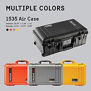 Pelican Air 1535 Case with Foam (Silver)