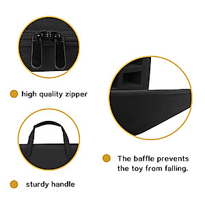 Brappo Miniature Storage Carrying Figure Case -Figurine Minature Carrying Case,Compatible with Warhammer 40k, Dungeons & Dragons and More.With 64 Slot Sponge and Pre-Cut Customizable Space Sponge.