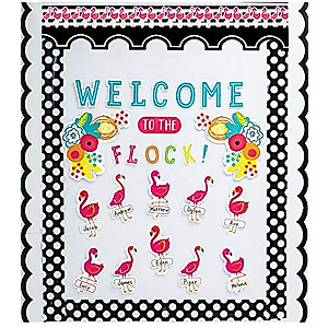 Schoolgirl Style - Simply Stylish Tropical | Welcome to the Flock Bulletin Board Set, 54 Pieces