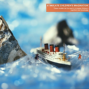 Happyyami 4pcs Scale Model People Set Action Figure Diorama Model Swimmers Figurines Scuba Diver People Figurines DIY Sand Table Layout Model