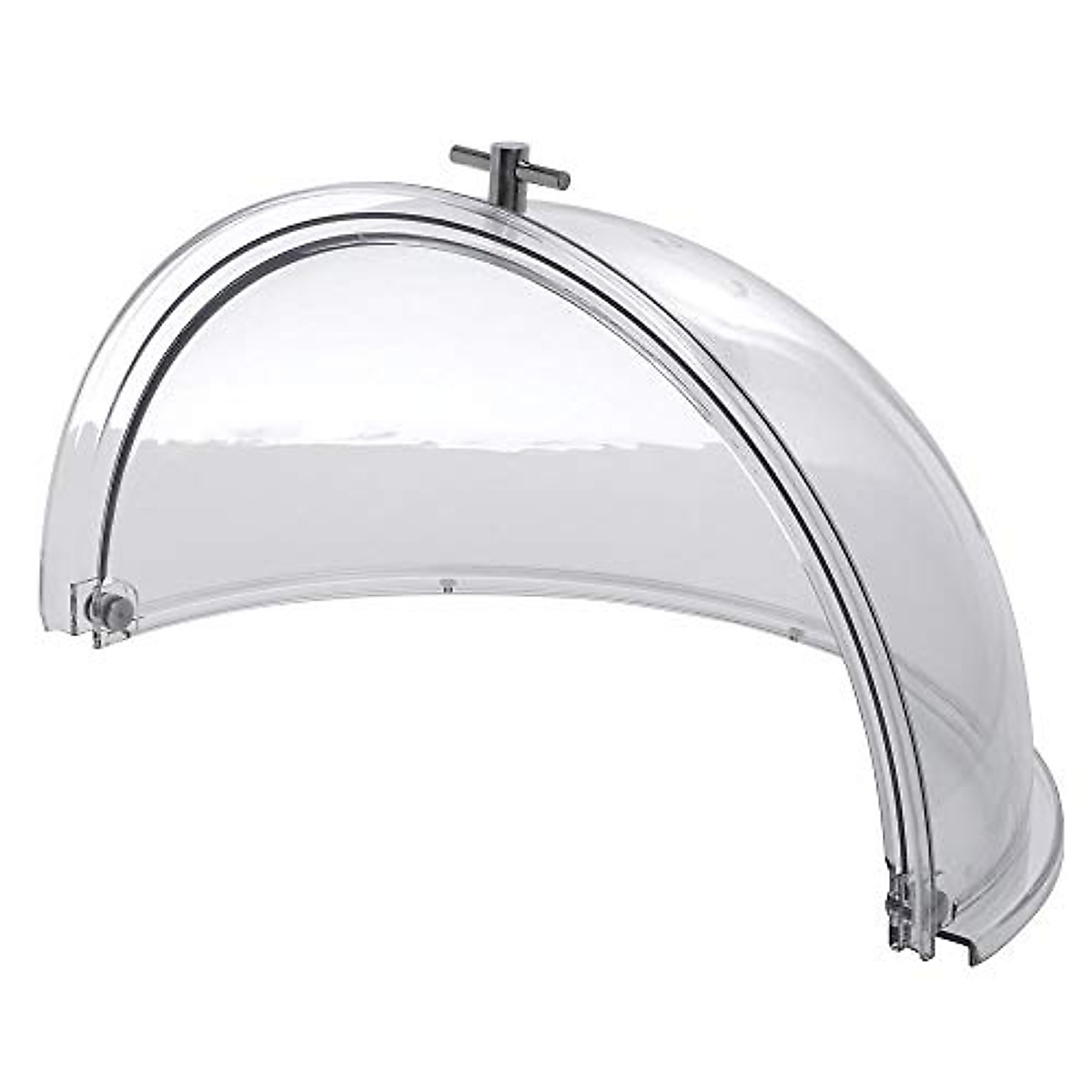 HUBERT Round Chafer Cover Polycarbonate Rolltop - 18 3/4 Dia x 9 1/2 H